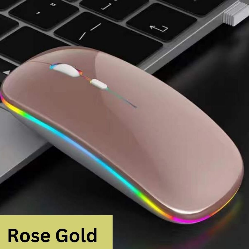 Jual Mouse 2.4G Silent Wireless Rechargeable DPI RGB LED Backlit ...
