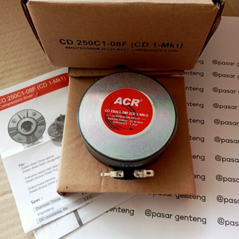 Jual compressor driver tweeter acr CD 1 250C1 - 08 CD1 | Shopee Indonesia