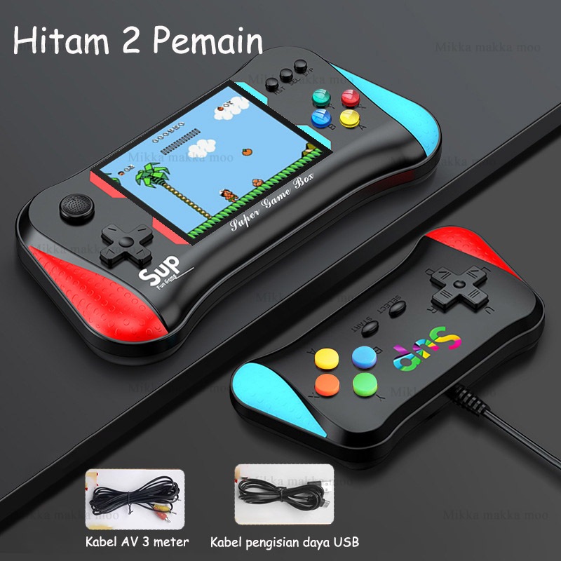 Jual 500 in 1 GameBoy Portable Dual Konsol Stick Konsol Game Genggam X7M Konsol Game Retro Merah ...