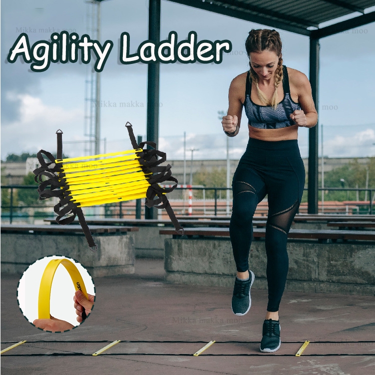 Jual 8 meter 16 Kelincahan bilah Agility Ladder Tangga Tali Untuk ...