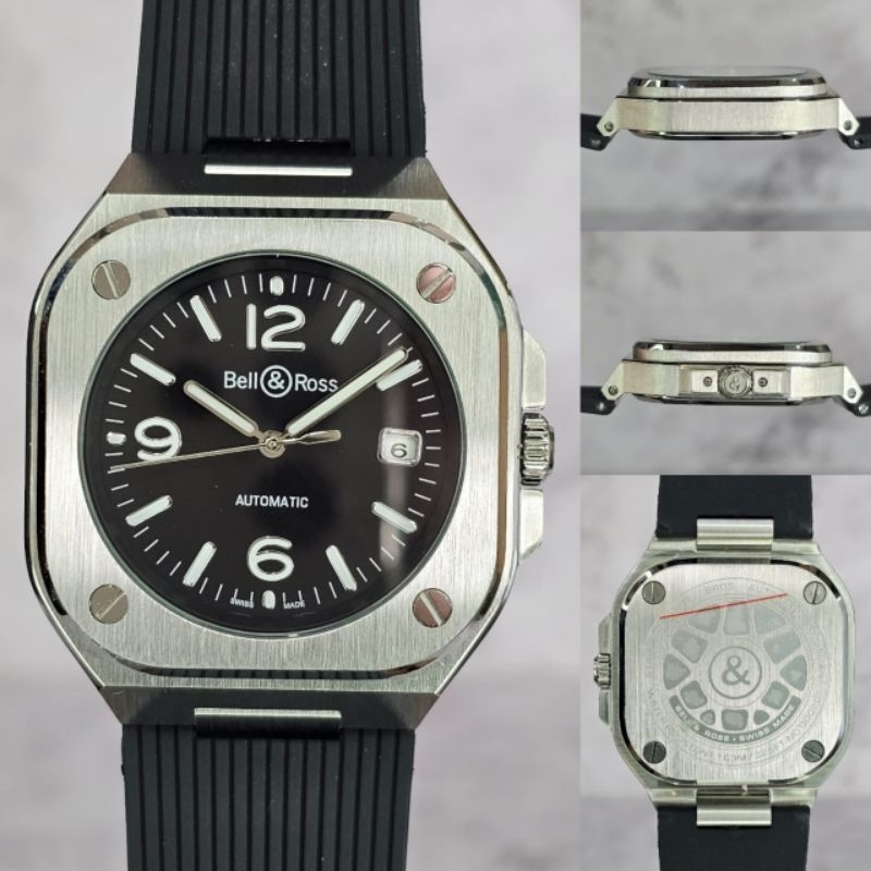 Jual Jam tangan Unisex Automatic Bell & Ross BR 05 Rubber Stainless ...