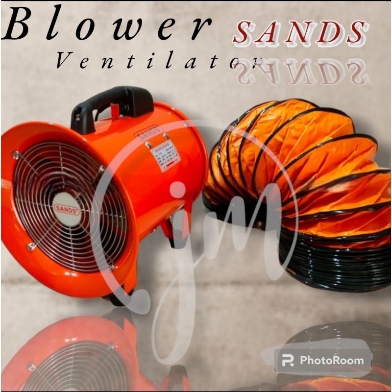 Jual kipas blower ventilator portable 12 inch plus selang 5 meter ...