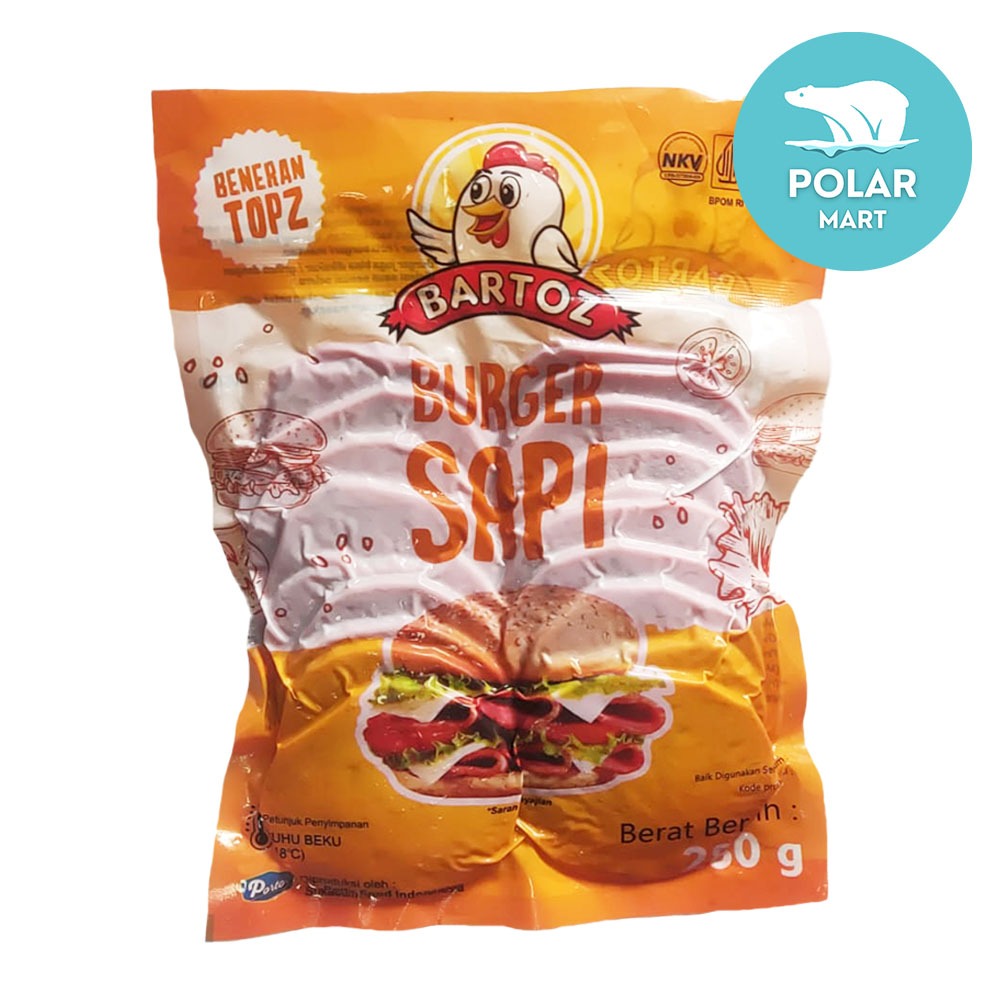 Jual Bartoz Burger Sapi Mini 280 Gram (FROZEN FOOD BANDUNG) | Shopee ...