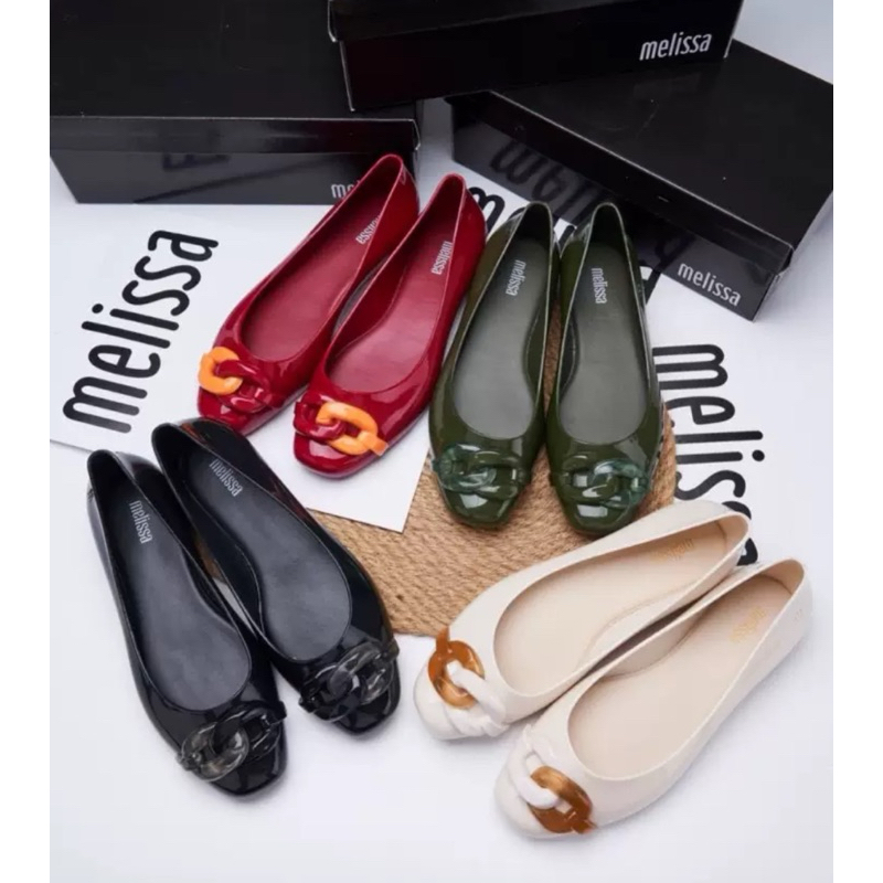 Jual Sepatu melissa chain aurora miror | Shopee Indonesia