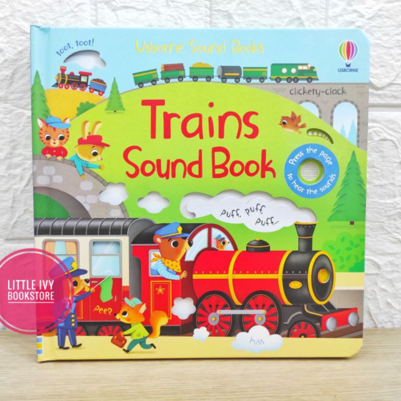 Jual Original Usborne Trains Sounds / Sound Book. Buku Anak Import ...
