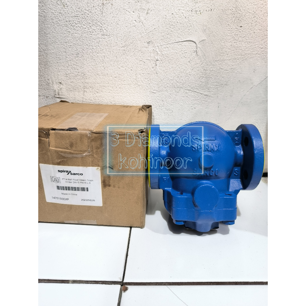 Jual BALL FLOAT STEAM TRAP SPIRAX SARCO FT14 DN15 PN16 1/2" FLANGED L-R ...