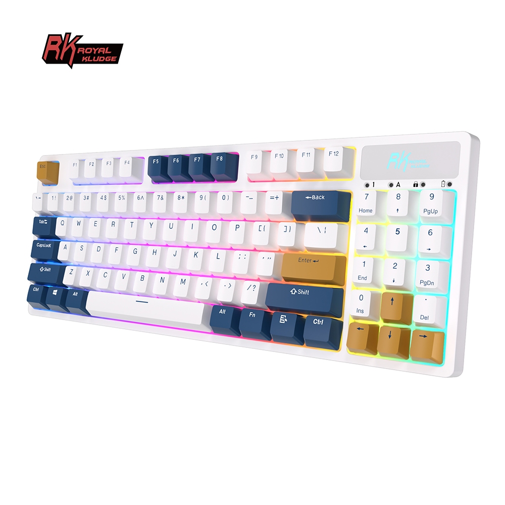 Jual Royal Kludge RK 89 White 89 Key Gaming Keyboard | Shopee Indonesia
