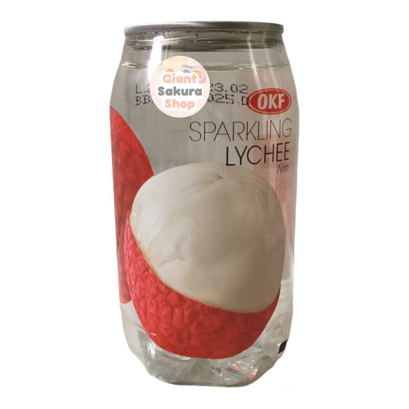 Jual OKF Sparkling Lychee Can / soft drink / minuman korea | Shopee ...