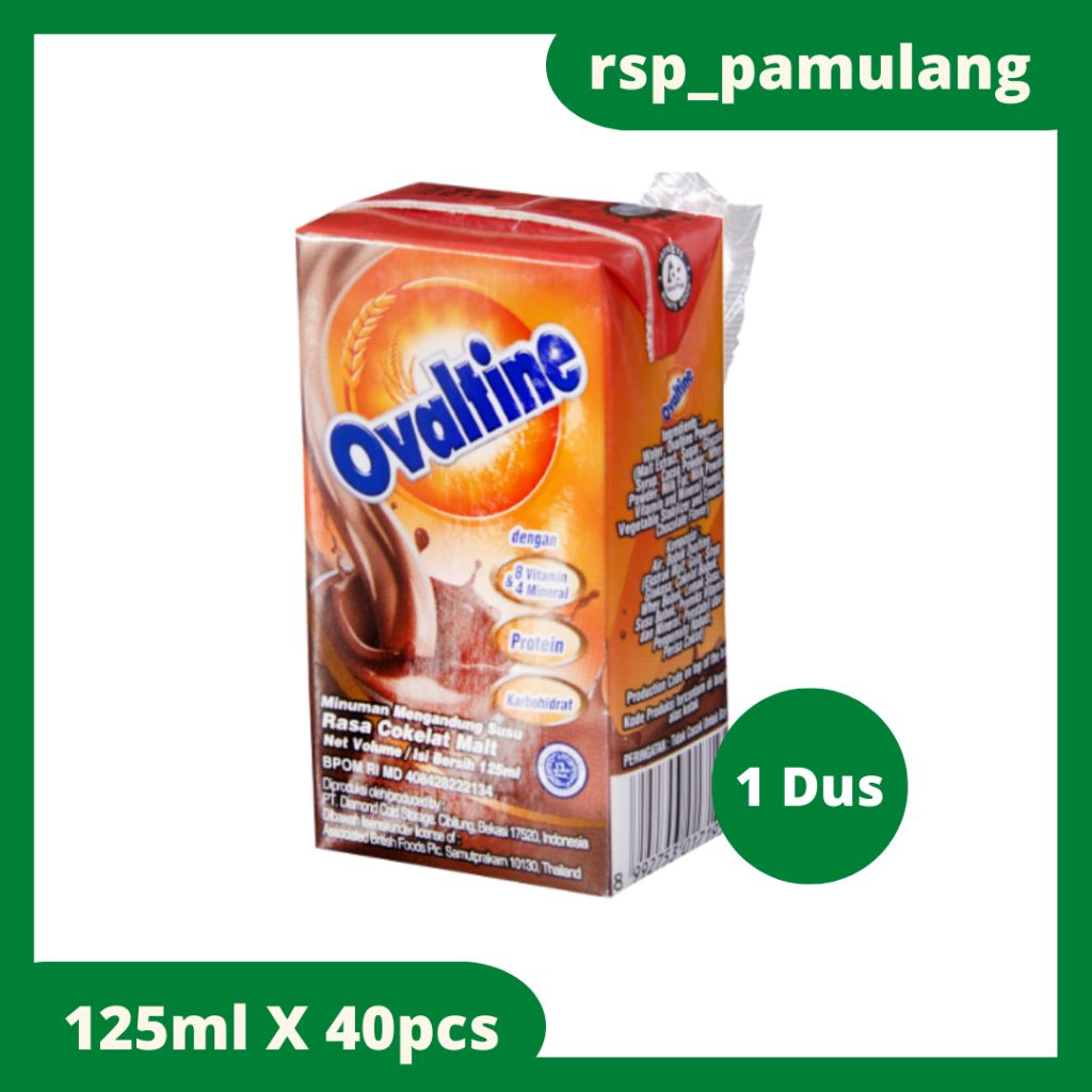 Jual Ovaltine UHT 125ml X 40pcs (1 KARTON) | Shopee Indonesia