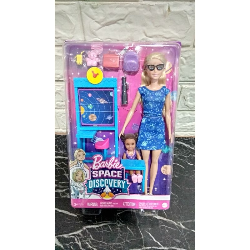 Jual Barbie Science Teacher Classroom Playset, Careers, Space Discovery ...