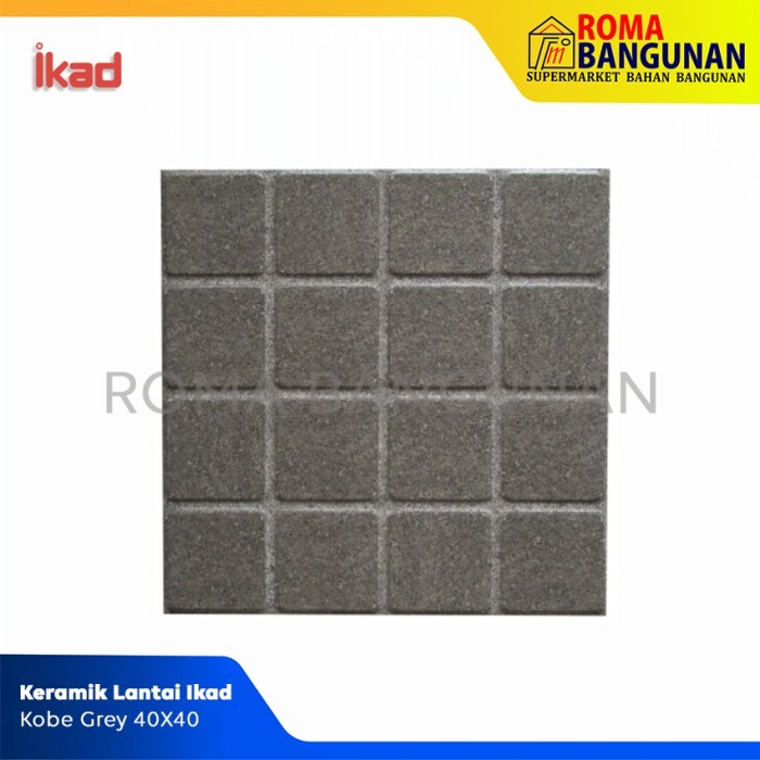 Jual Ikad Keramik Lantai / Keramik Teras SXL KOBE GREY 40X40 | Shopee ...