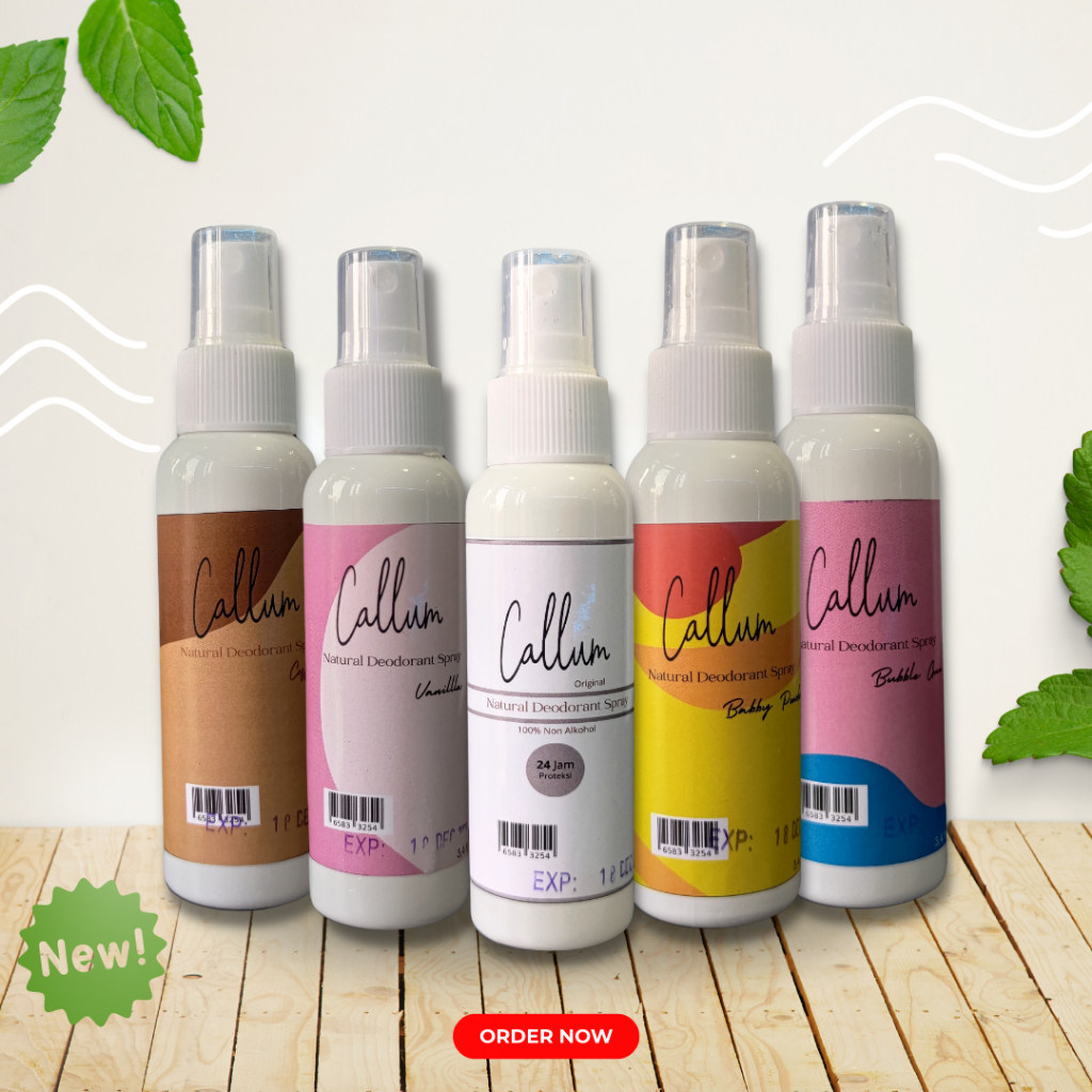 Jual Deodoran Tawas Natural Callum Cair 100ml Penghilang Bau badan dan ...