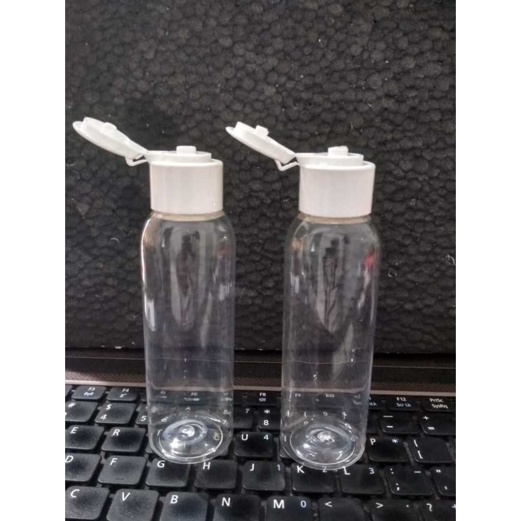 Jual Botol BR PET 100ml Natural Cap fliptop Jamur | Shopee Indonesia