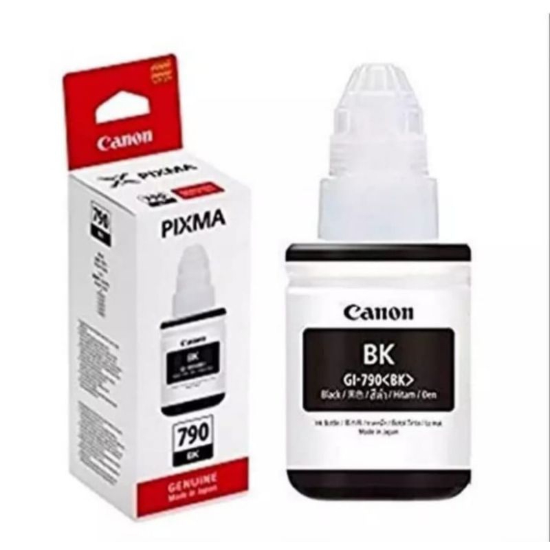 Jual TINTA CANON PIXMA GI790 GI-790(black) for printer G1000 G2000 ...