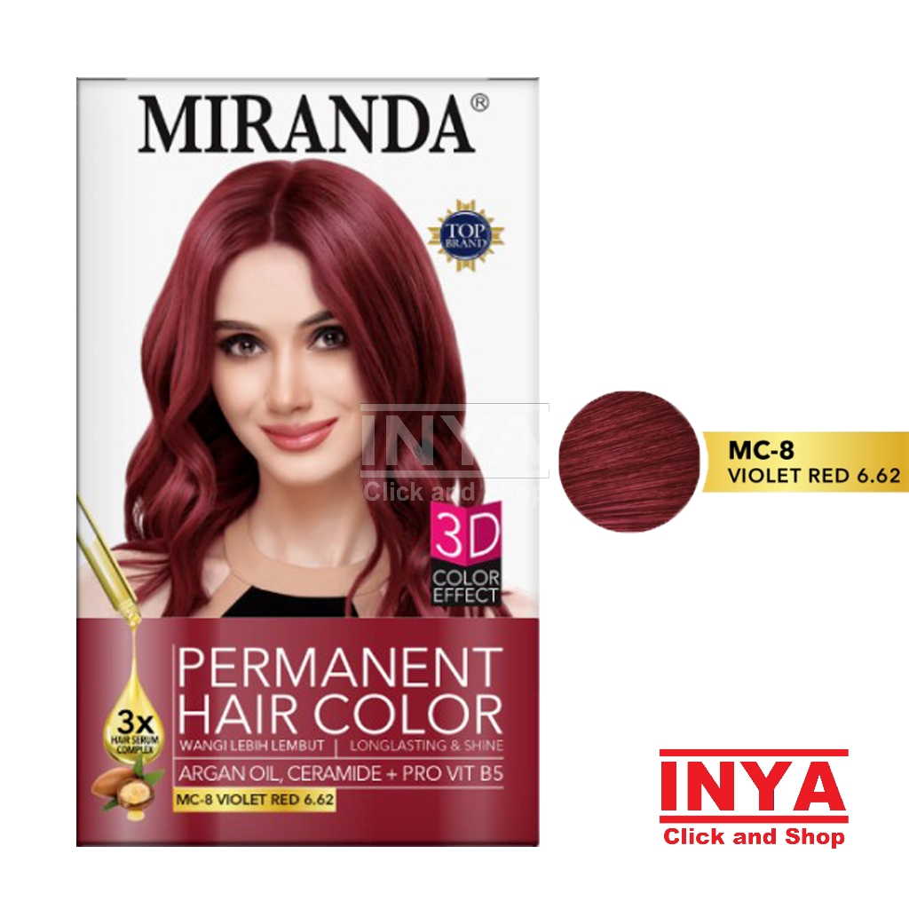 Jual MIRANDA HAIR COLOR - Semir Rambut (30mlx2)+10ml - Pewarna Rambut ...