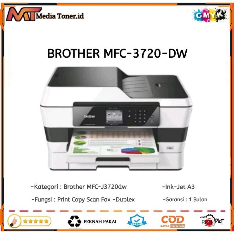 Jual Di jual brother MFC-J3720 all in one Color A3 | Shopee Indonesia