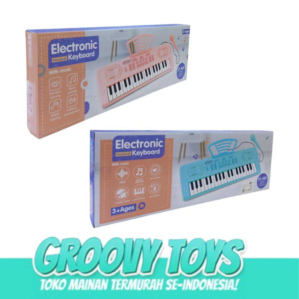 Jual Mainan Piano Anak Electronic Musical Keyboard 37 KEY | Shopee ...