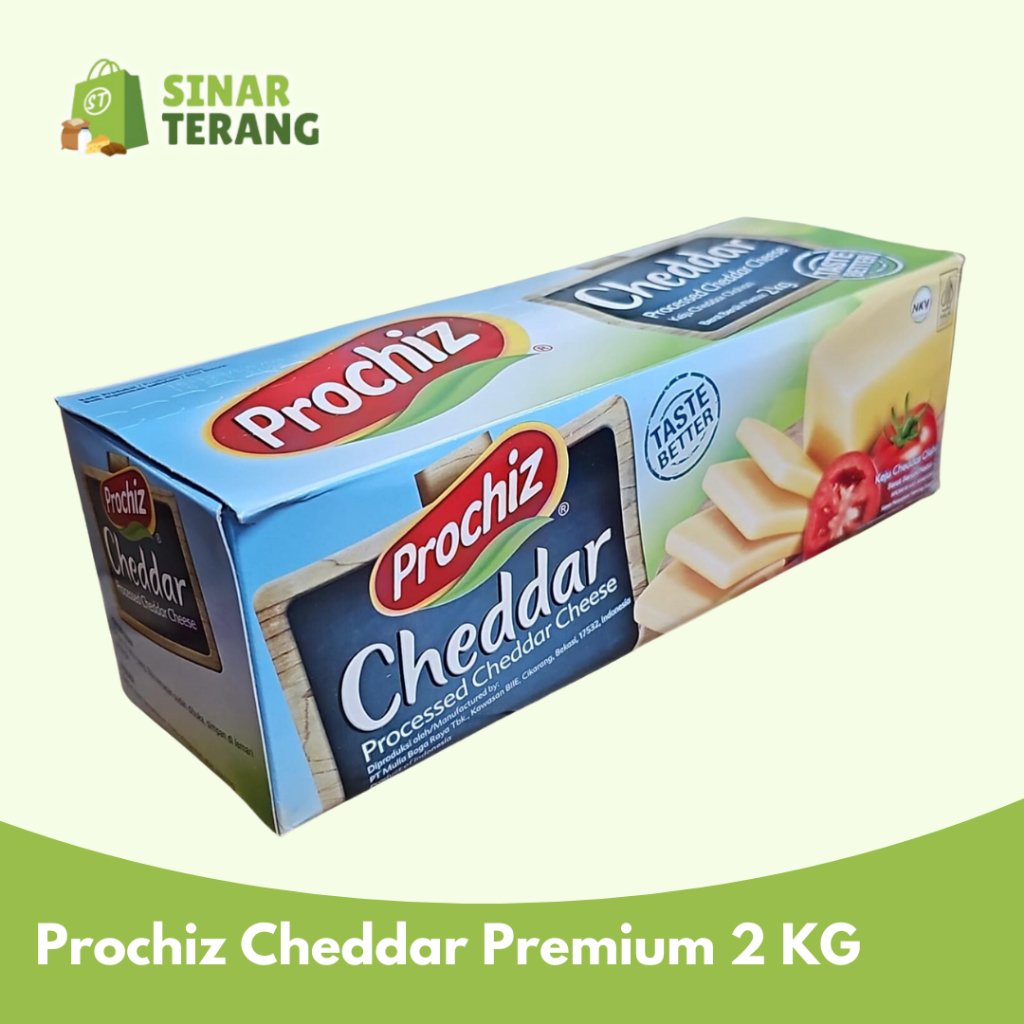 Jual Keju Cheddar Prochiz Premium Taste better 2kg | Shopee Indonesia