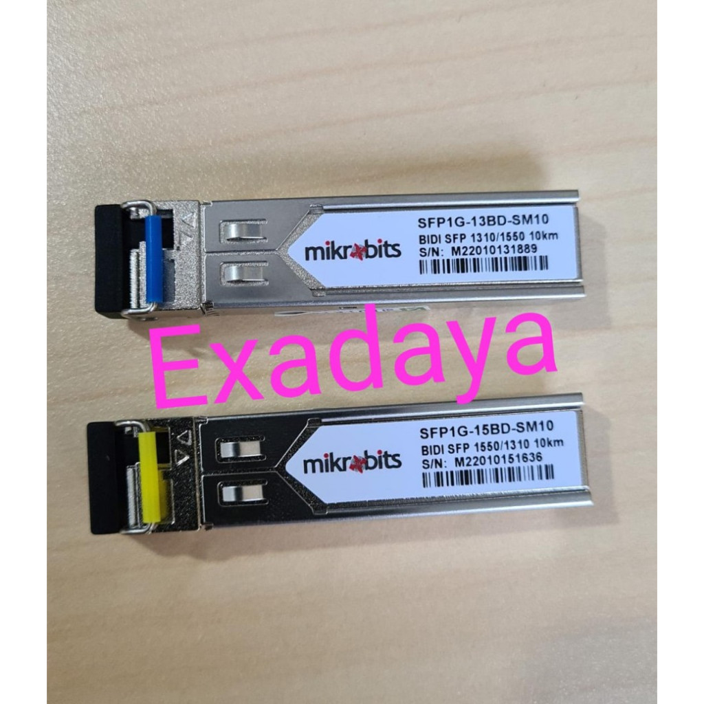 Jual Mikrobits SFP-1G-BD-SM-10KM , SFP Bidirectional 1G Singlemode 10KM ( 1 pair ) | Shopee ...