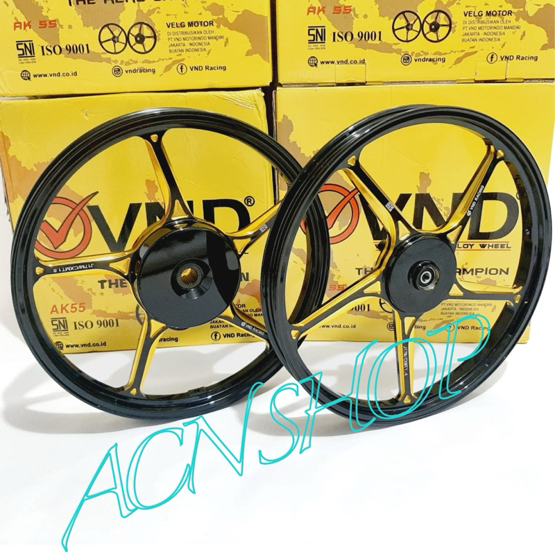 Jual VELG RACING VND AK 55 BEAT VARIO 110 SCOOPY VARIO 125 VARIO 150 140/160 RING 17 | Shopee ...
