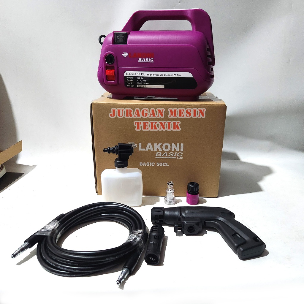 Jual Mesin Jet Cleaner Lakoni Basic 50 CL Alat Cuci Steam Mobil Motor ...