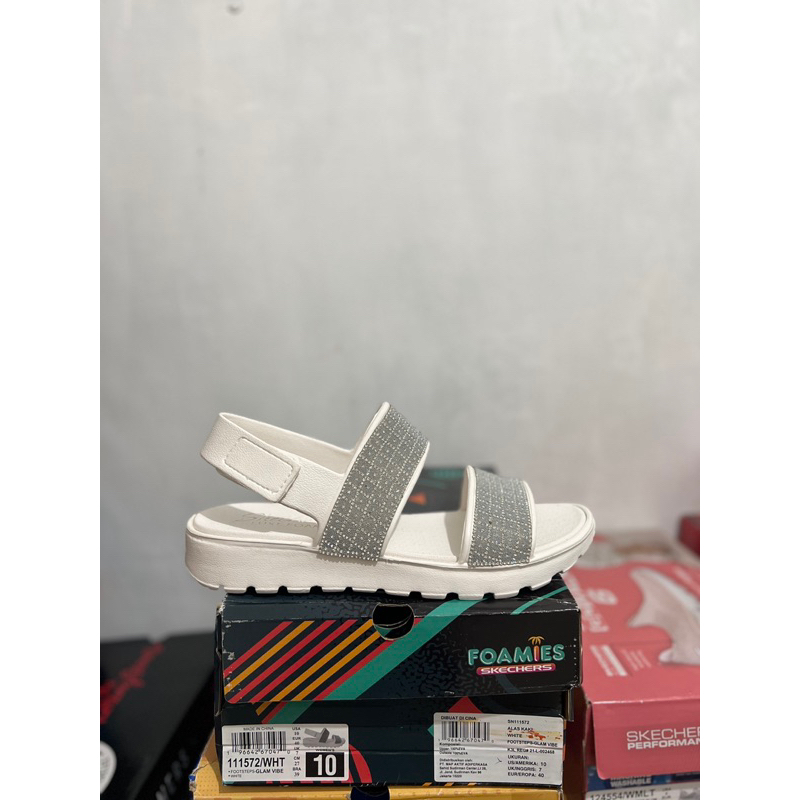 Jual Skechers Sandal Footsteps Glame Vibe Women Original BNIB Resmi ...