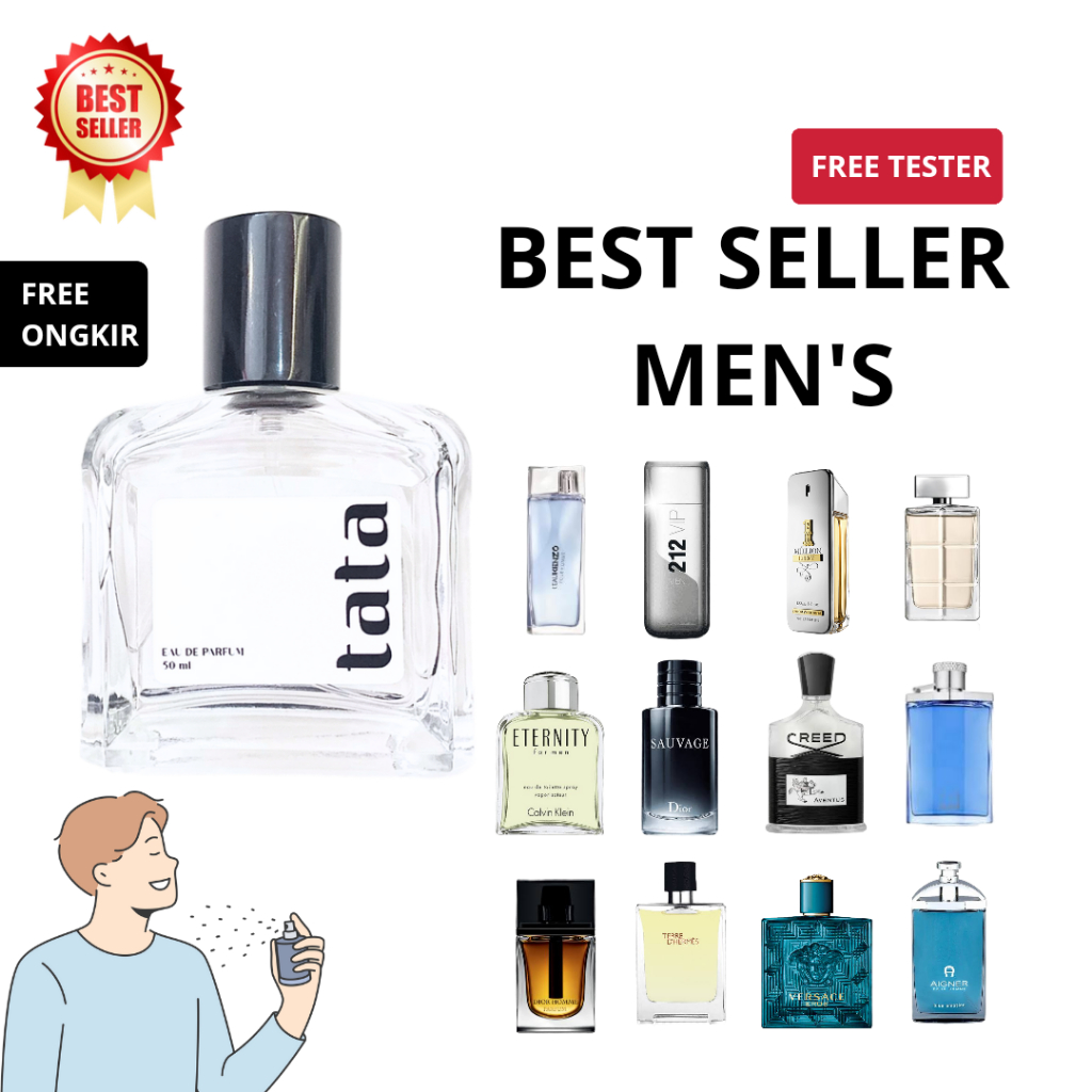 Jual Tata Perfume - Parfum Pria Tahan Lama Aroma Fresh Maskulin ...