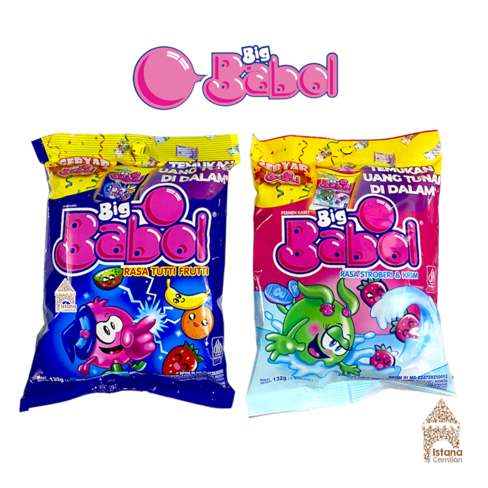 Jual Big Babol Permen Karet Aneka Rasa Buah Isi 40 Pcs | Shopee Indonesia