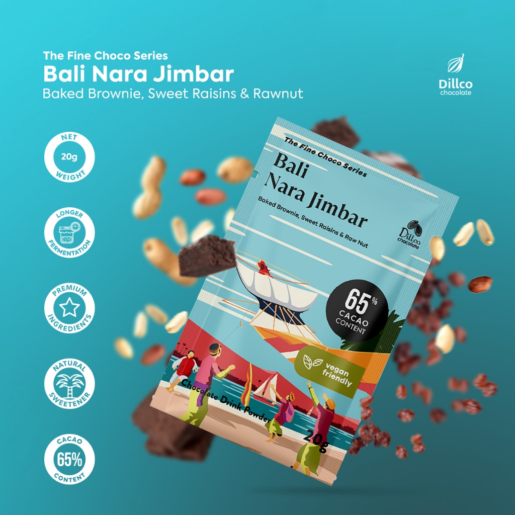 Jual DILLCO CHOCOLATE - Fine Choco Series Bali Nara Jimbar 20 Gram ...