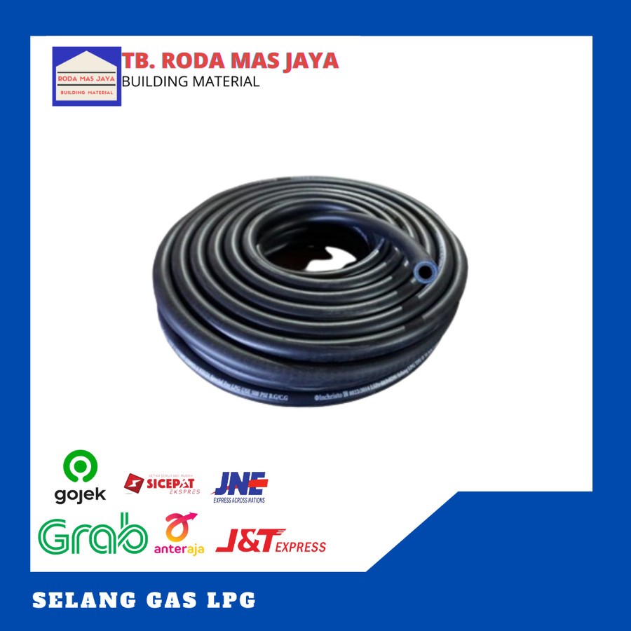 Jual Selang Gas LPG/ Selang gas permeter/Selang gas hitam/Selang LPG ...
