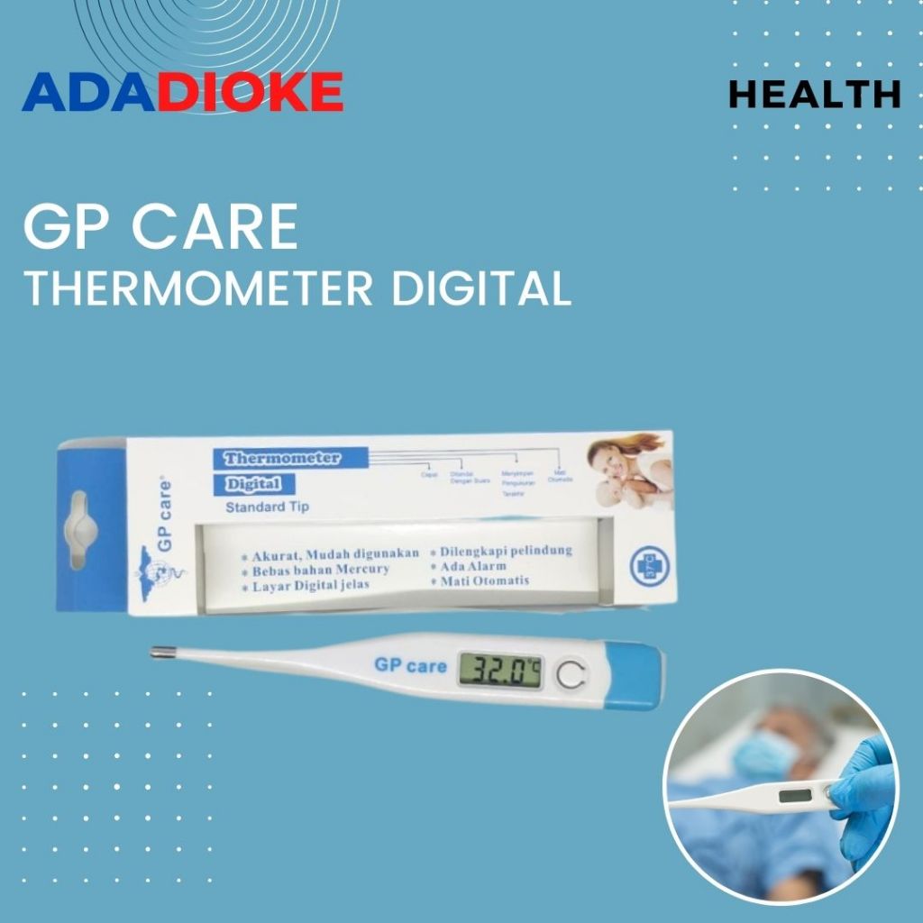Jual GP Care Termometer Digital Cek Suhu Tubuh Badan Thermometer ...