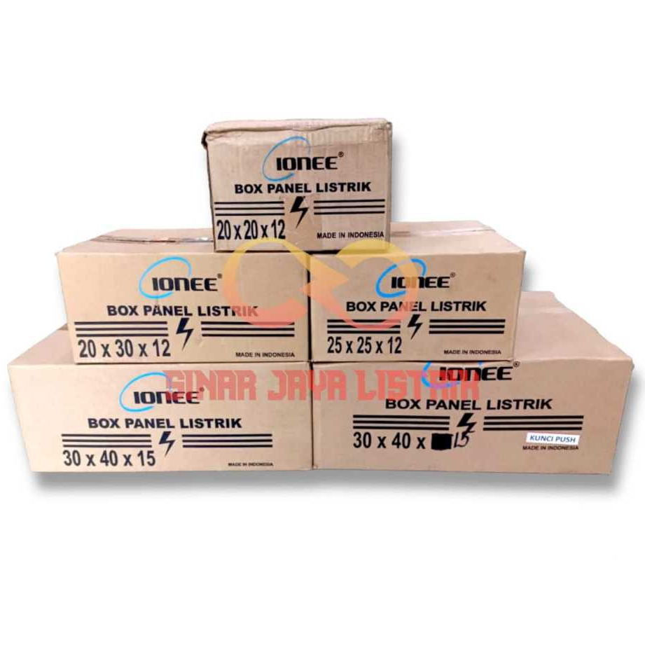 Jual Box Panel Listrik Ionee Besi Indoor Kunci Putar Kunci Tekan Cream ...