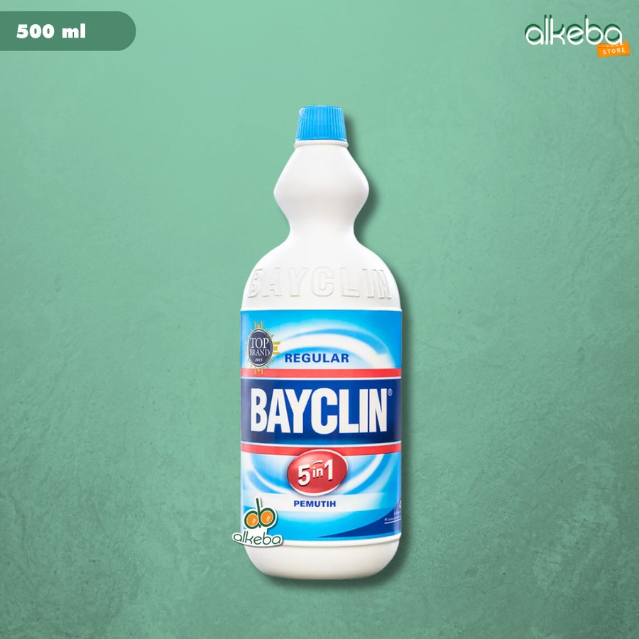 Jual Bayclin Pemutih Pakaian Bleaching kemasan botol 500 ml bayclean ...