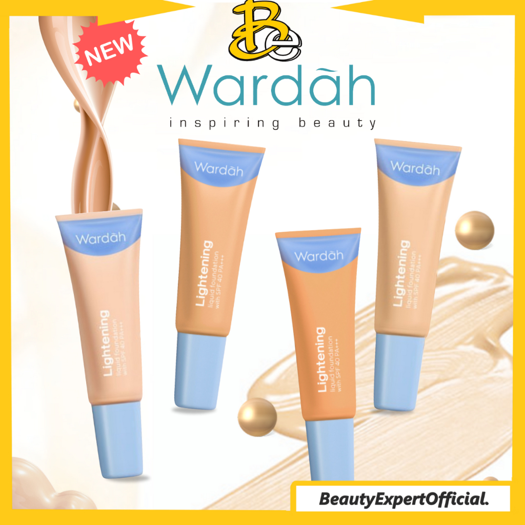Jual ⭐️ Beauty Expert ⭐️ Wardah Lightening Liquid Foundation Mini ...