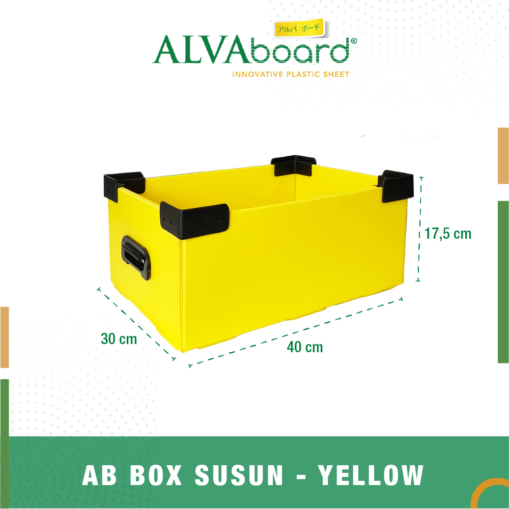 Jual Box Susun Flatpack ALVAboard Kotak Penyimpanan Medium Ukuran ...