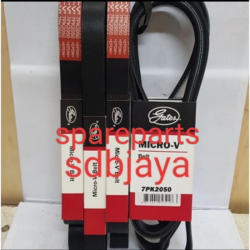 Jual tali kipas fanbelt fan belt V-Belt Innova reborn Fortuner vrz Hilux Revo 2gd diesel 7pk2050 ...