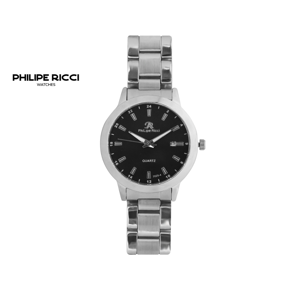 Jual PhiLipe Ricci Jam Tangan Pria Rantai Stainless Steel Garansi Resmi ...