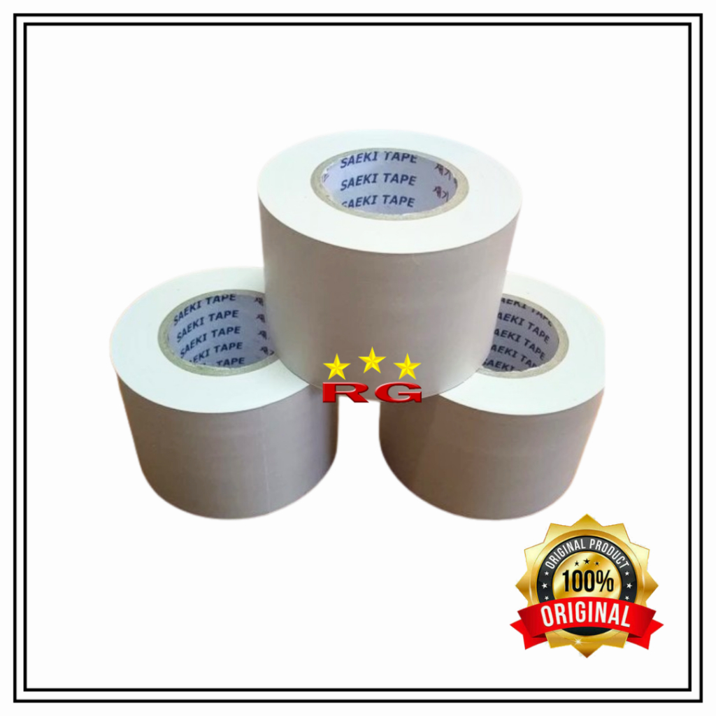 Jual LAKBAN AC DUCT TAPE LEM SAEKI ISOLASI PIPA AC | Shopee Indonesia