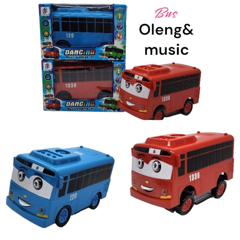 Jual Mainan truck oleng mainan tayo oleng dancing robot Mobil bus tayo ada lampu dan musik ...