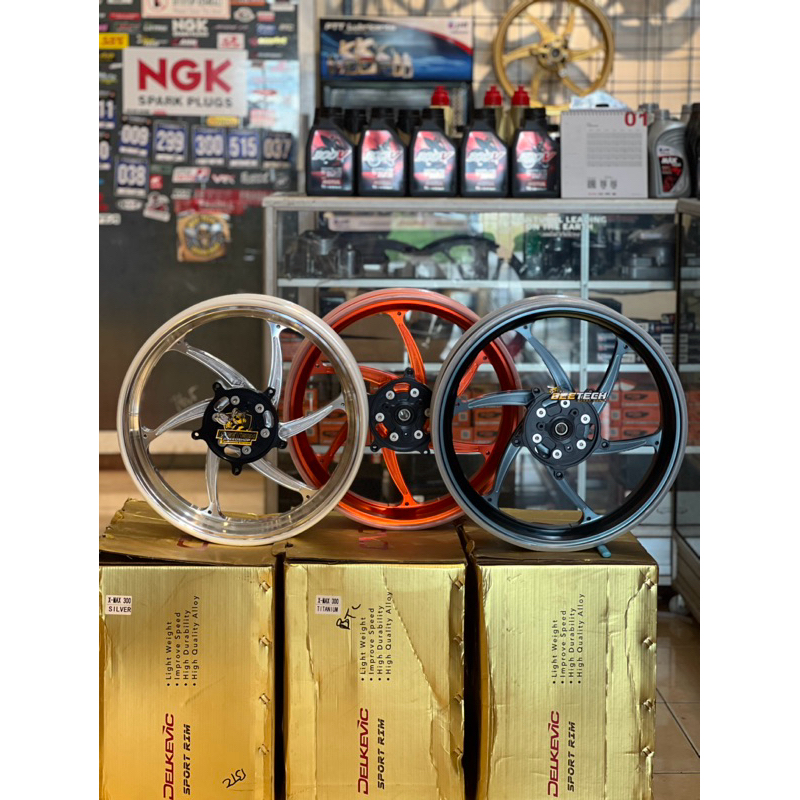 Jual VELG DELKEVIC P6 XMAX 250 PNP ORIGINAL DELKEVIC | Shopee Indonesia