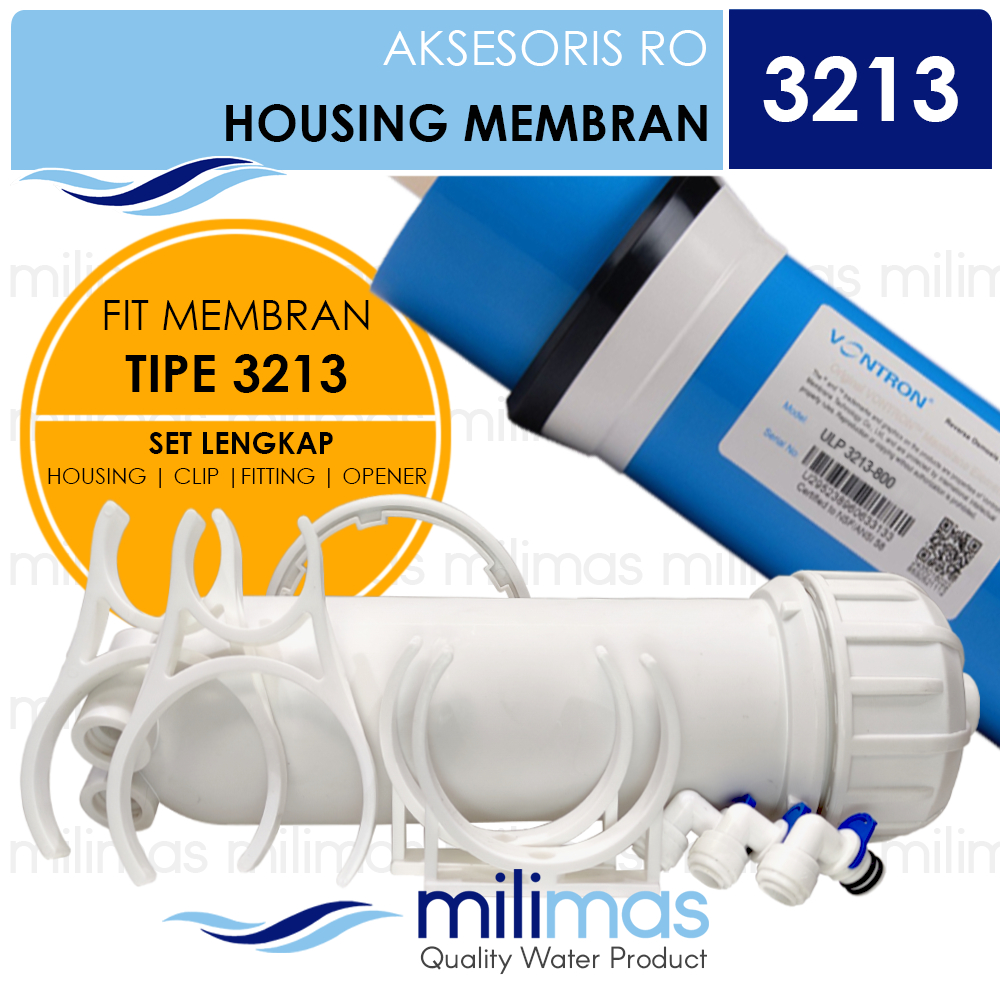 Jual MILI HOUSING MEMBRAN RO Tipe 3213 - FIT MEMBRAN 500 -600 - 800 GPD ...