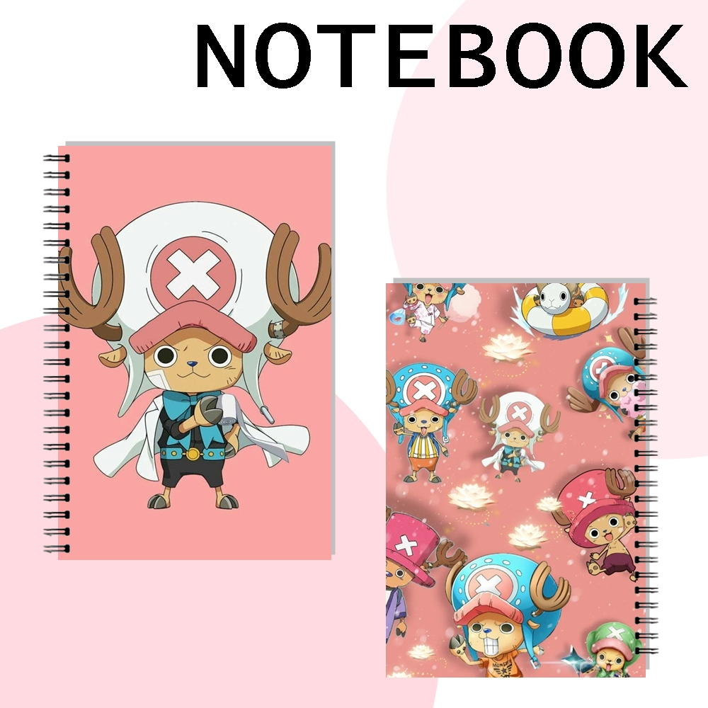 Jual NOTEBOOK ONE PIECE LUFFY CHOPPER NOTES BOOK JURNAL JOURNAL A6 BUKU ...
