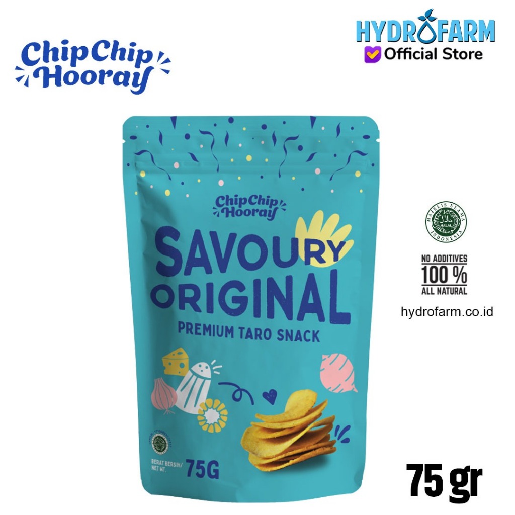 Jual Chip Chip Hooray - Premium Taro Snack / Keripik Talas (Savoury ...
