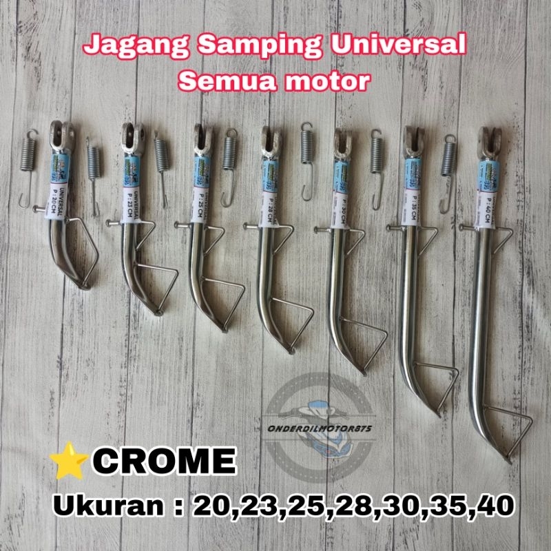 Jual Jagang Motor Standar Samping Crome Jagrak Universal Semua Motor ...