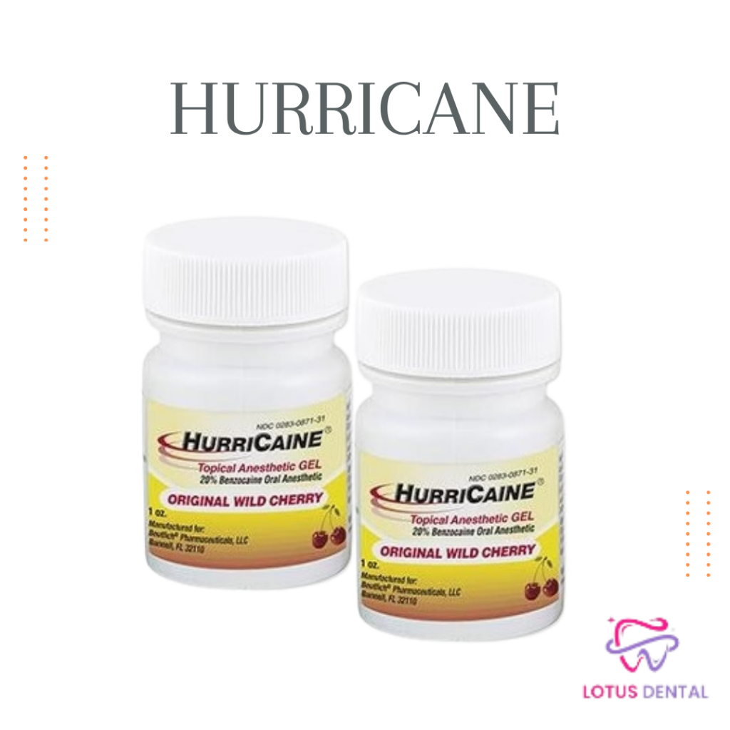 Jual Hurricaine Topical Oral Anesthetic GEL 1oz Wild Cherry Hurricane ...