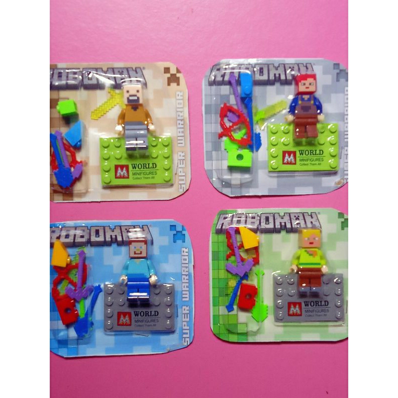 Jual Mainan Lego Minicraft Roboman Minicraft World Lego Mainan Balok ...
