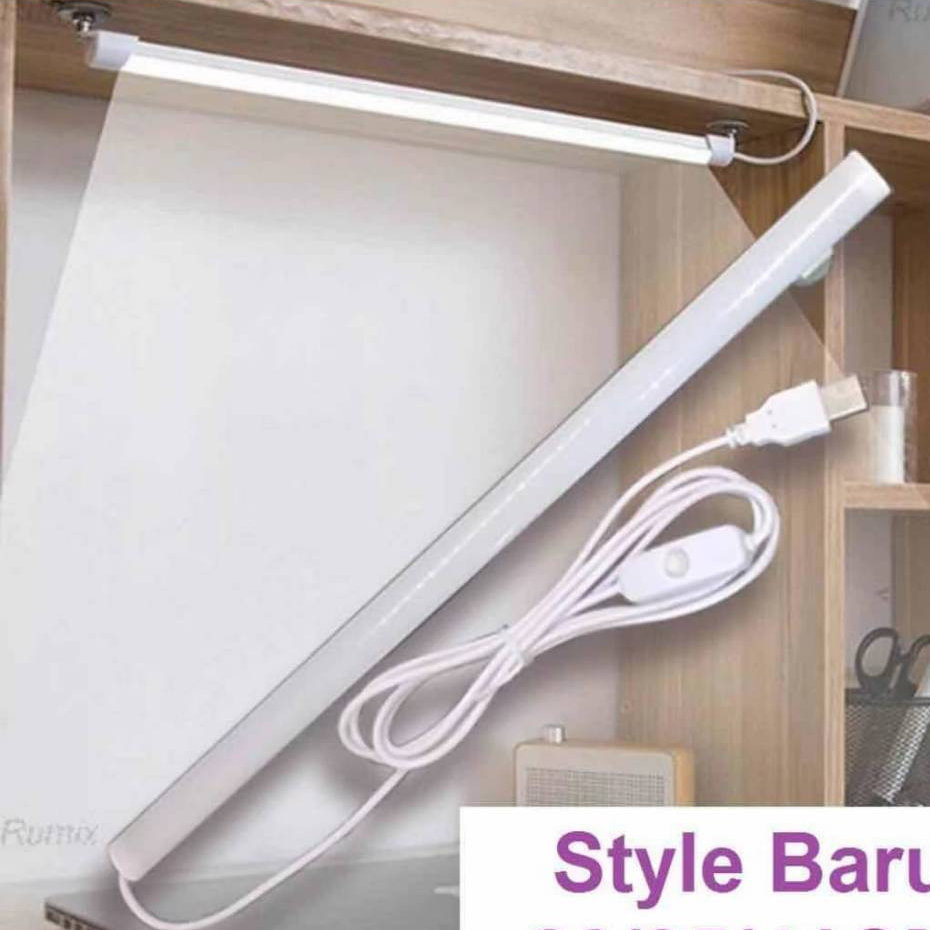 Jual Lampu Neon Panjang Strip Tabung LED USB Belajar Kerja Rumah Dapur ...