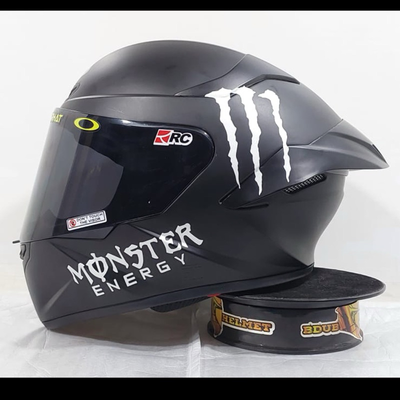 Jual Helm Full face Ttc Polos Hitam Doft Paket Ganteng LEOPARD || Helm ...