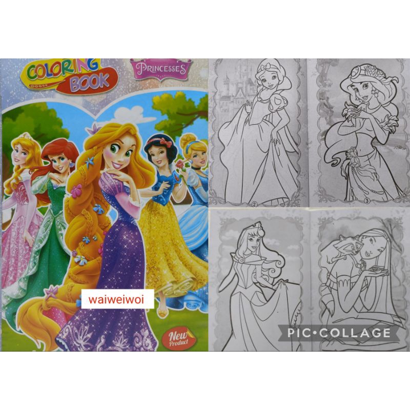 Jual Buku Mewarnai Princess | Shopee Indonesia