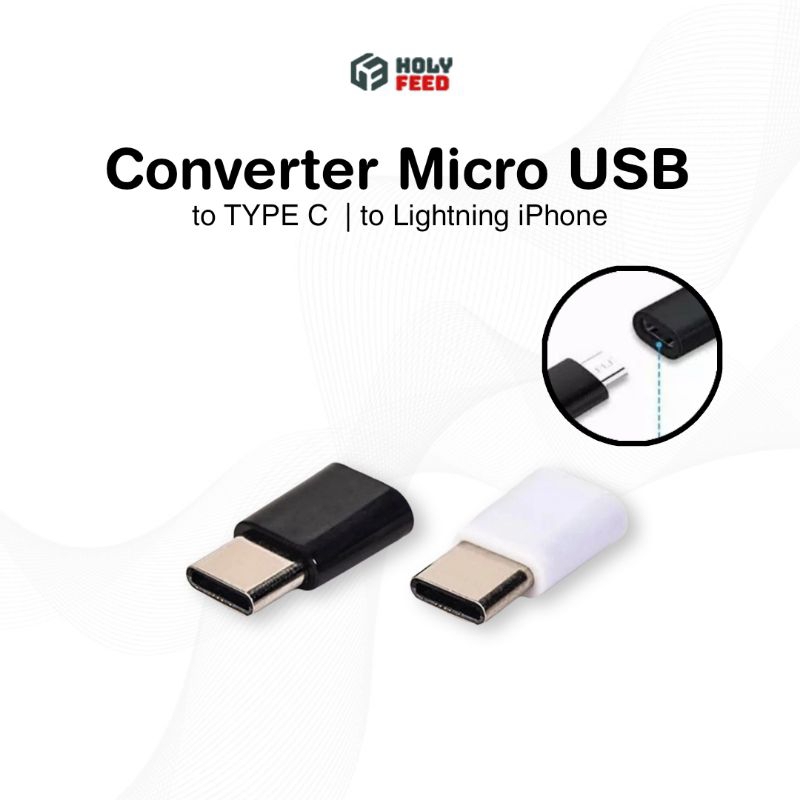 Jual OTG Type-C to MicroUSB non kabel Interface Micro USB ke Type-C ...